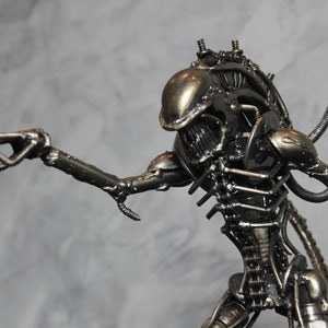 Alien Inspired Recycled Scrap Metal Art - Etsy
