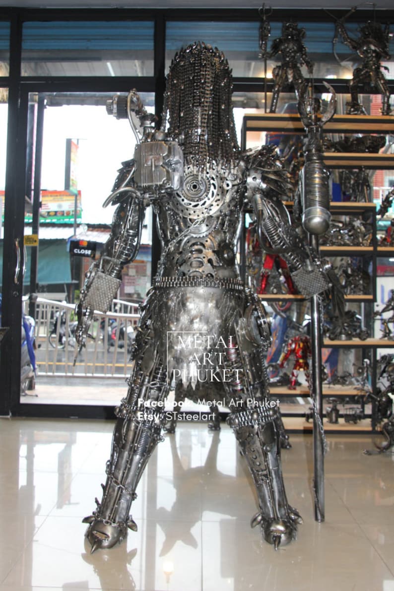 Predator 180cm Sculpture Metal Art | Etsy