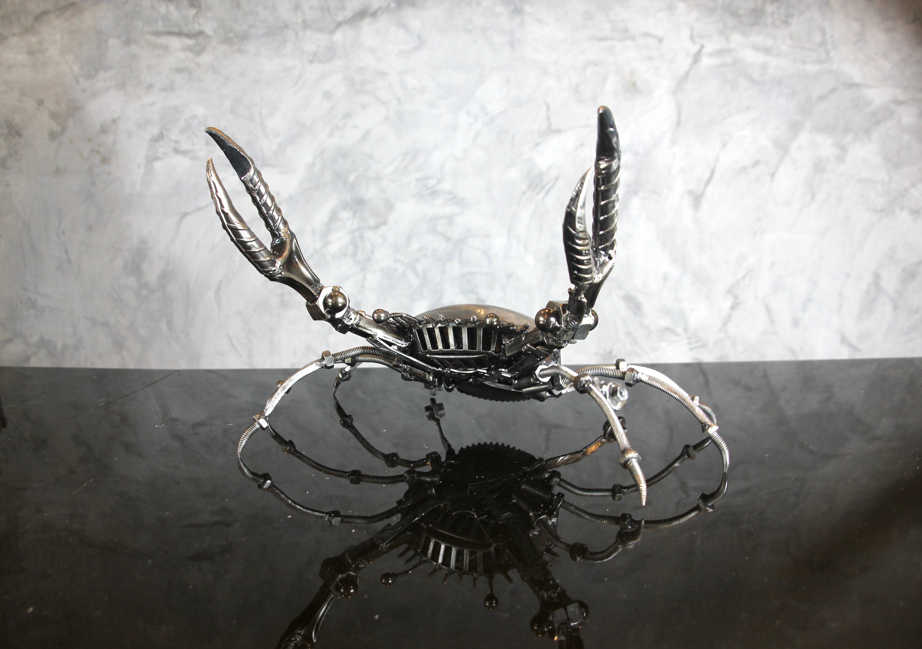 Crab 17 Metal Sculpture Art - Etsy