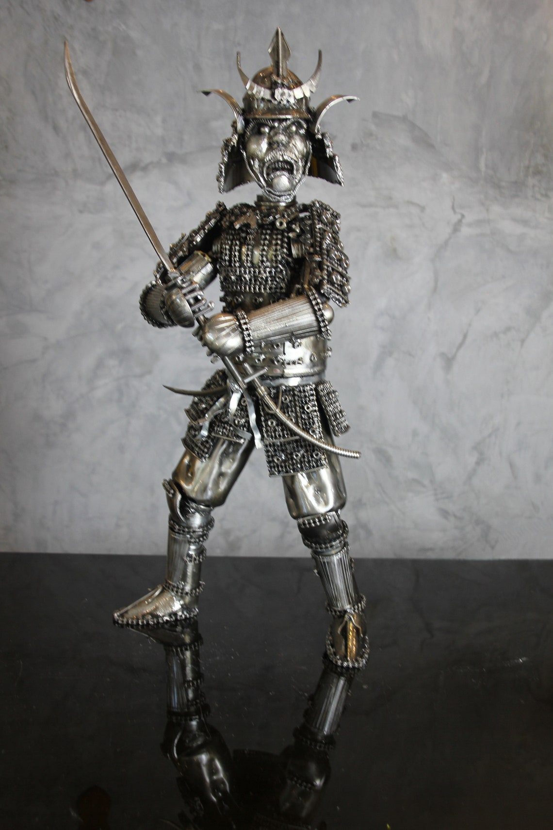 Samurai Warriors 28 Recycled Scrap Metal Art | Etsy