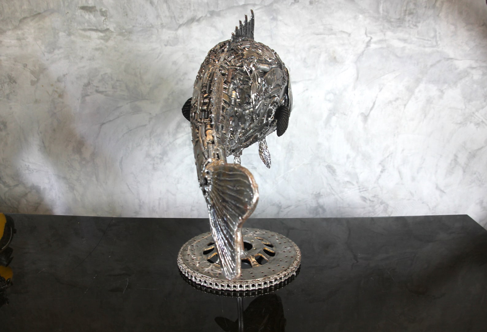 Sea Bass Fish Metal Art Sculpture - Etsy