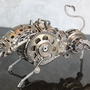 Bull Scrap Metal Art - Etsy