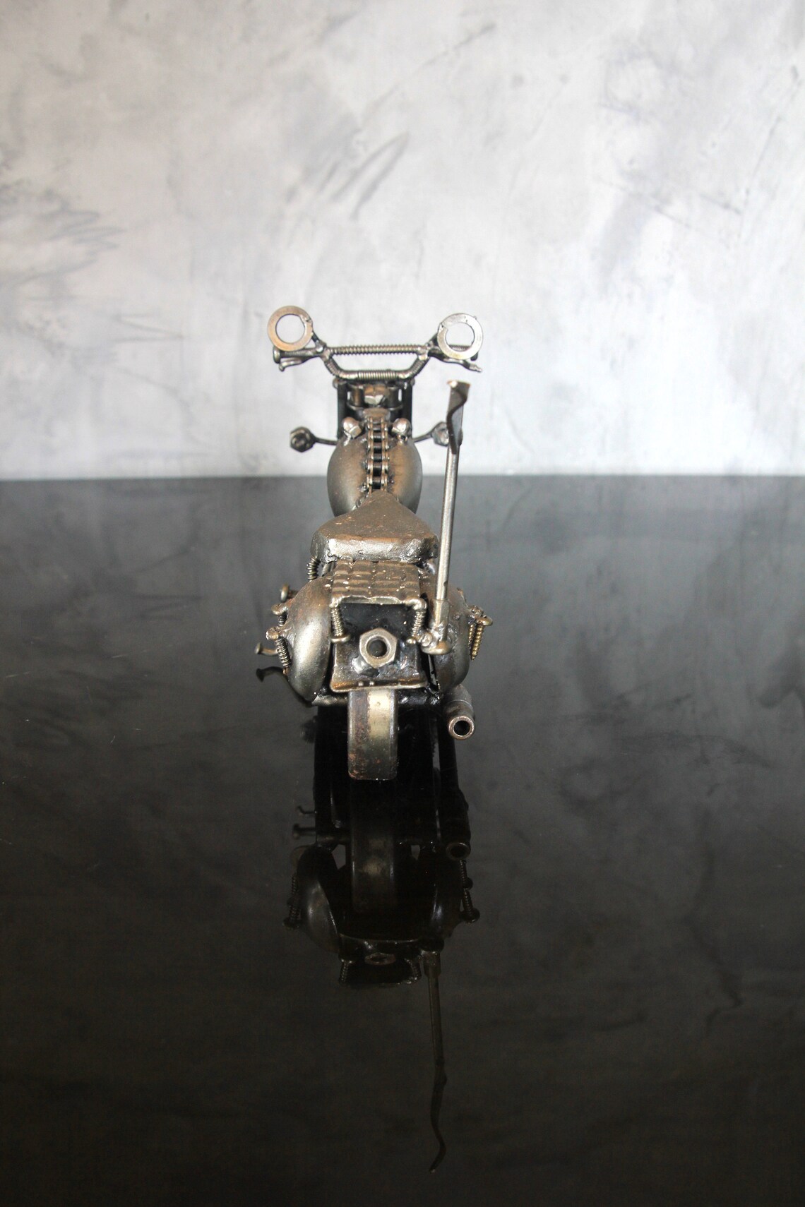 Harley Motorcycle Metal Art Sculpture - Etsy