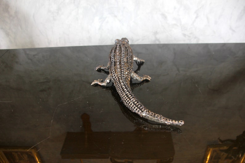 Alligator/crocodile Metal Art Sculpture - Etsy