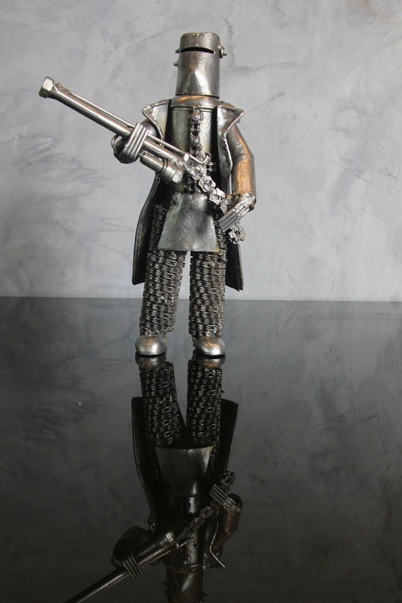Ned Kelly Inspired Robot Recycled Scrap Metal Art | Etsy