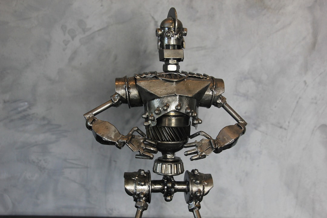 Iron Giant Inspired Recycled Scrap Metal Art - Etsy