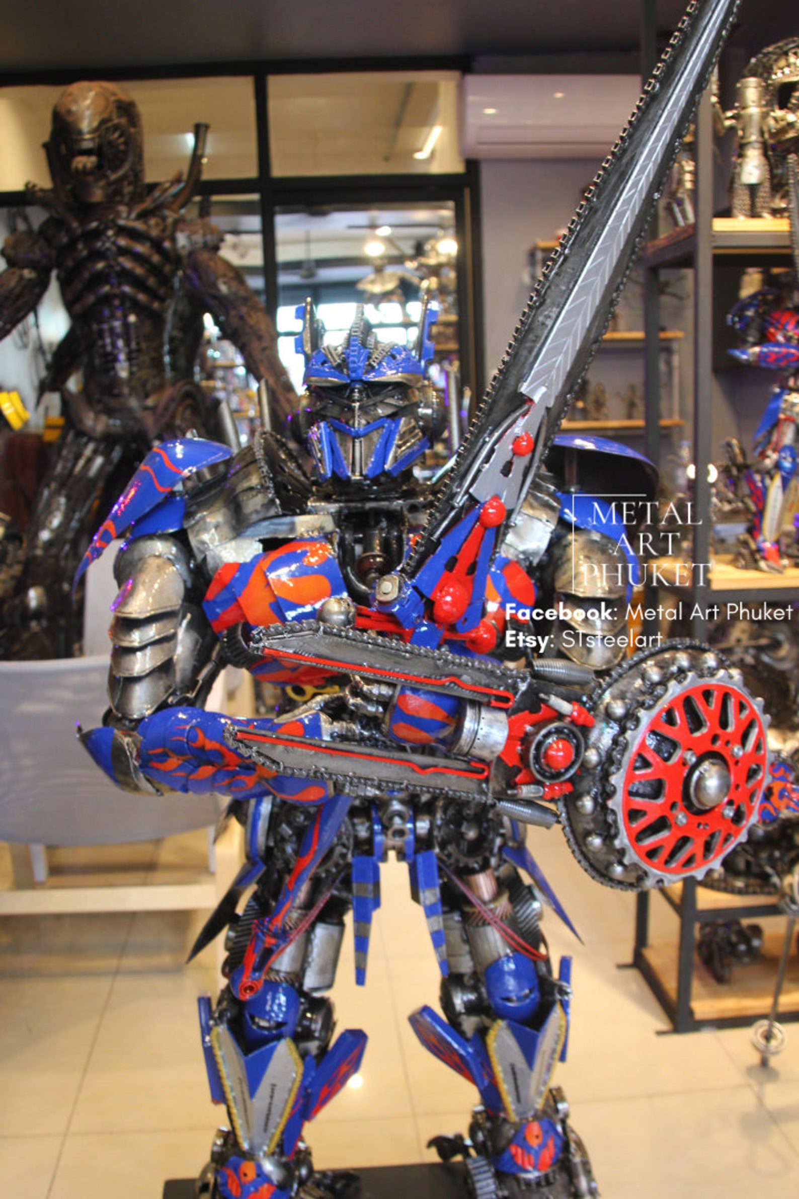 Made to Order Optimus Prime Recycled Scrap Metal Art - Etsy