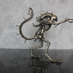 Alien Inspired Recycled Scrap Metal Art - Etsy