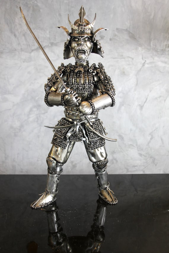 Samurai Warriors 28 Recycled Scrap Metal Art | Etsy