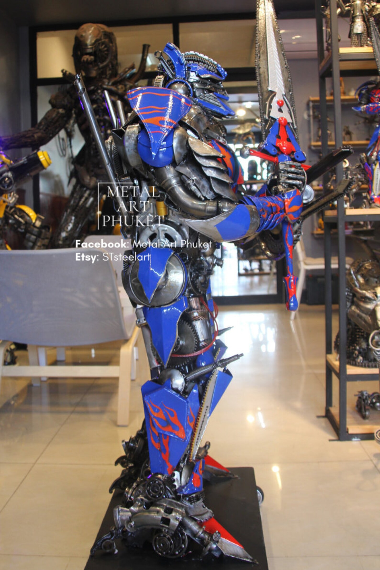 Made to Order Optimus Prime Recycled Scrap Metal Art - Etsy