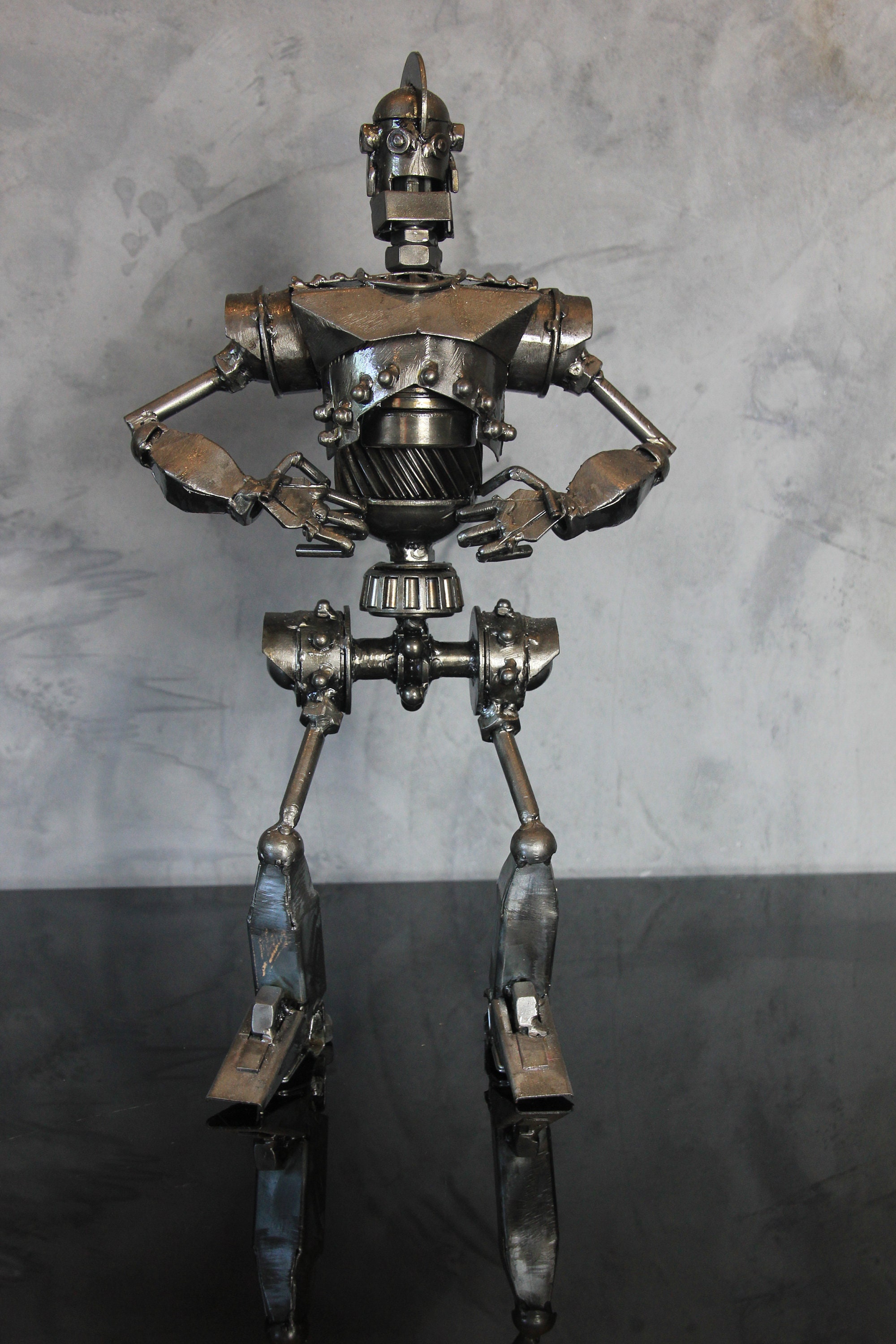 Iron Giant Inspired Recycled Scrap Metal Art - Etsy