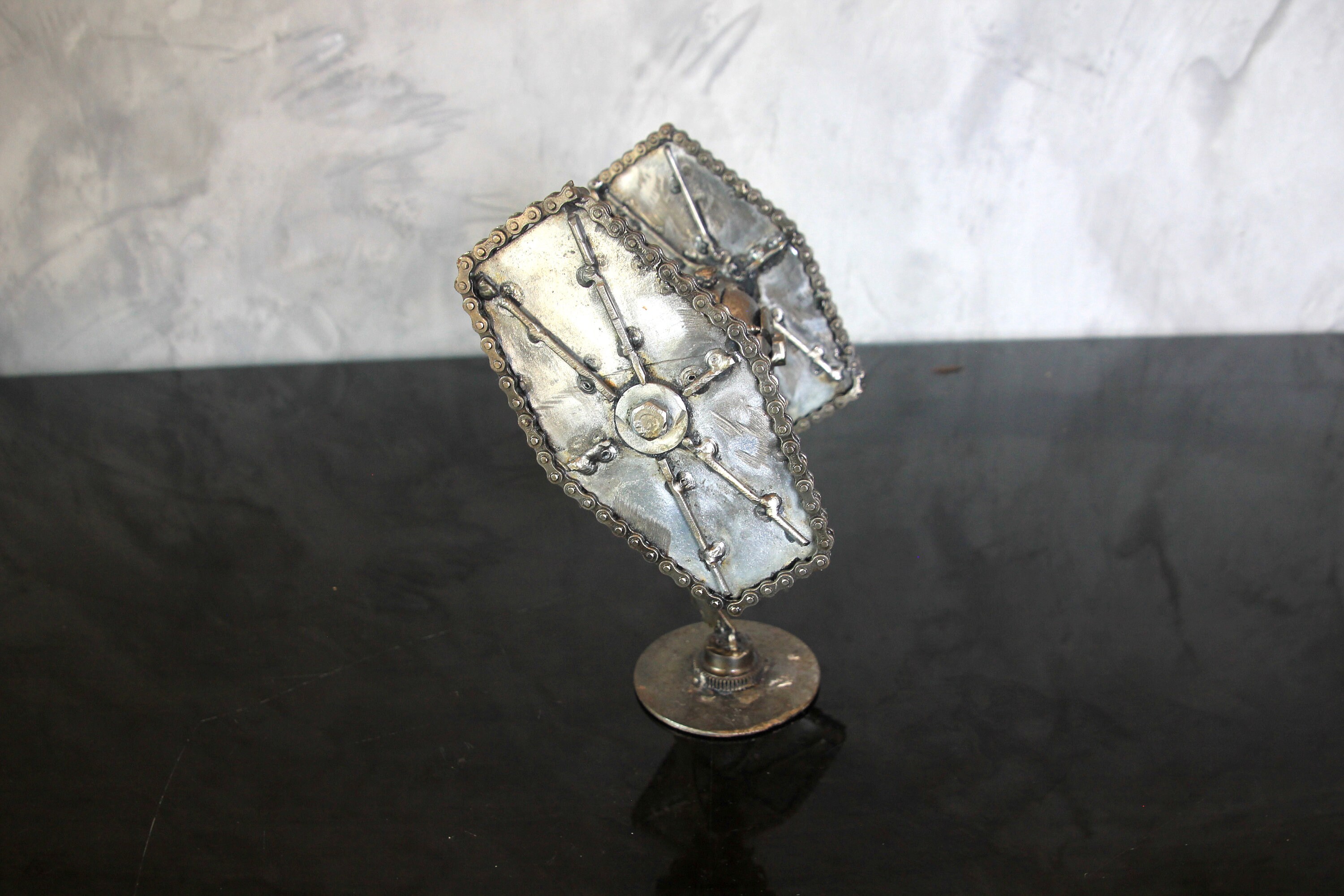 Starfighter Spaceship Recycled Scrap Metal Art - Etsy