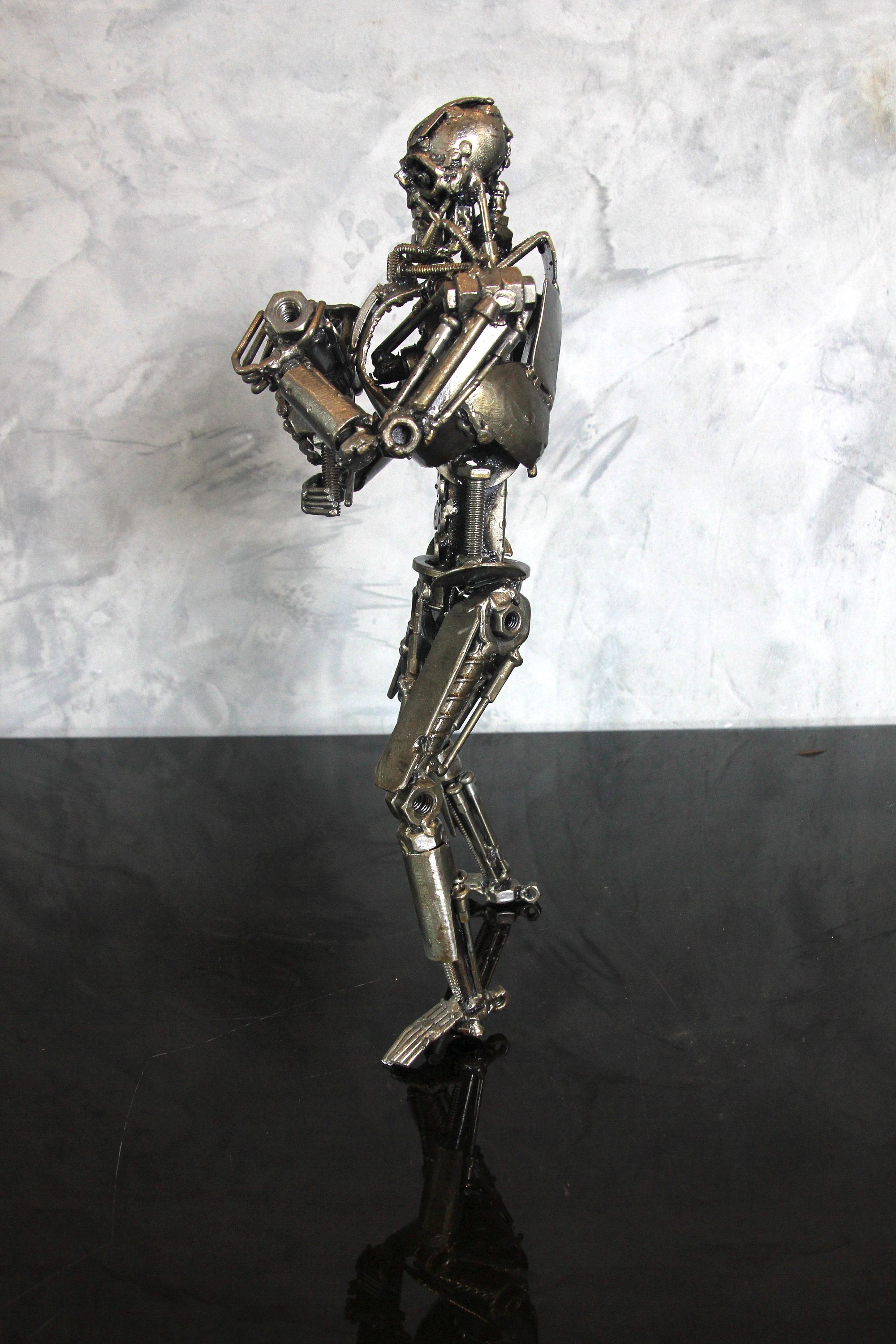 Terminator Inspired Recycled Scrap Metal Art - Etsy