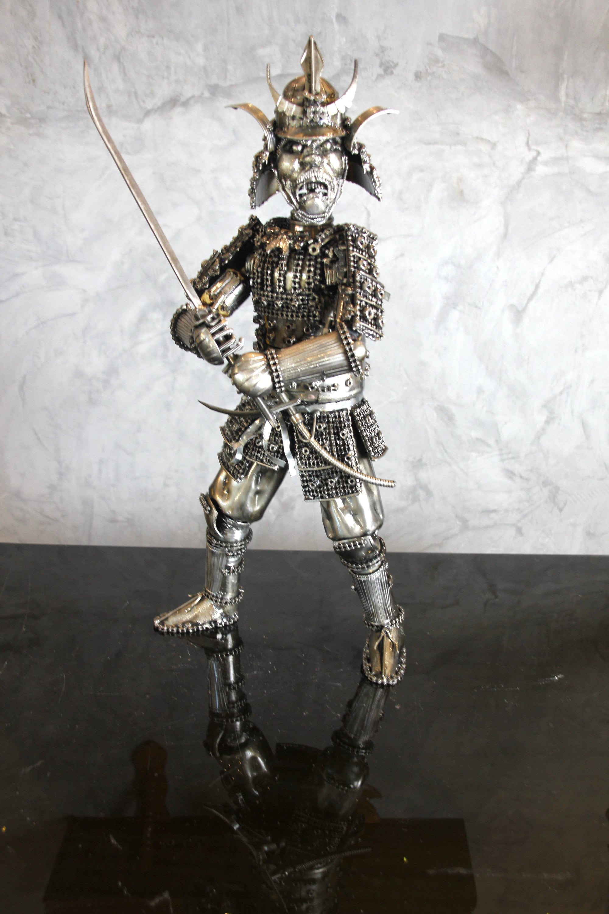 Samurai Warriors 28 Recycled Scrap Metal Art | Etsy