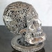 Skull From Recycled Scrap Metal Art - Etsy