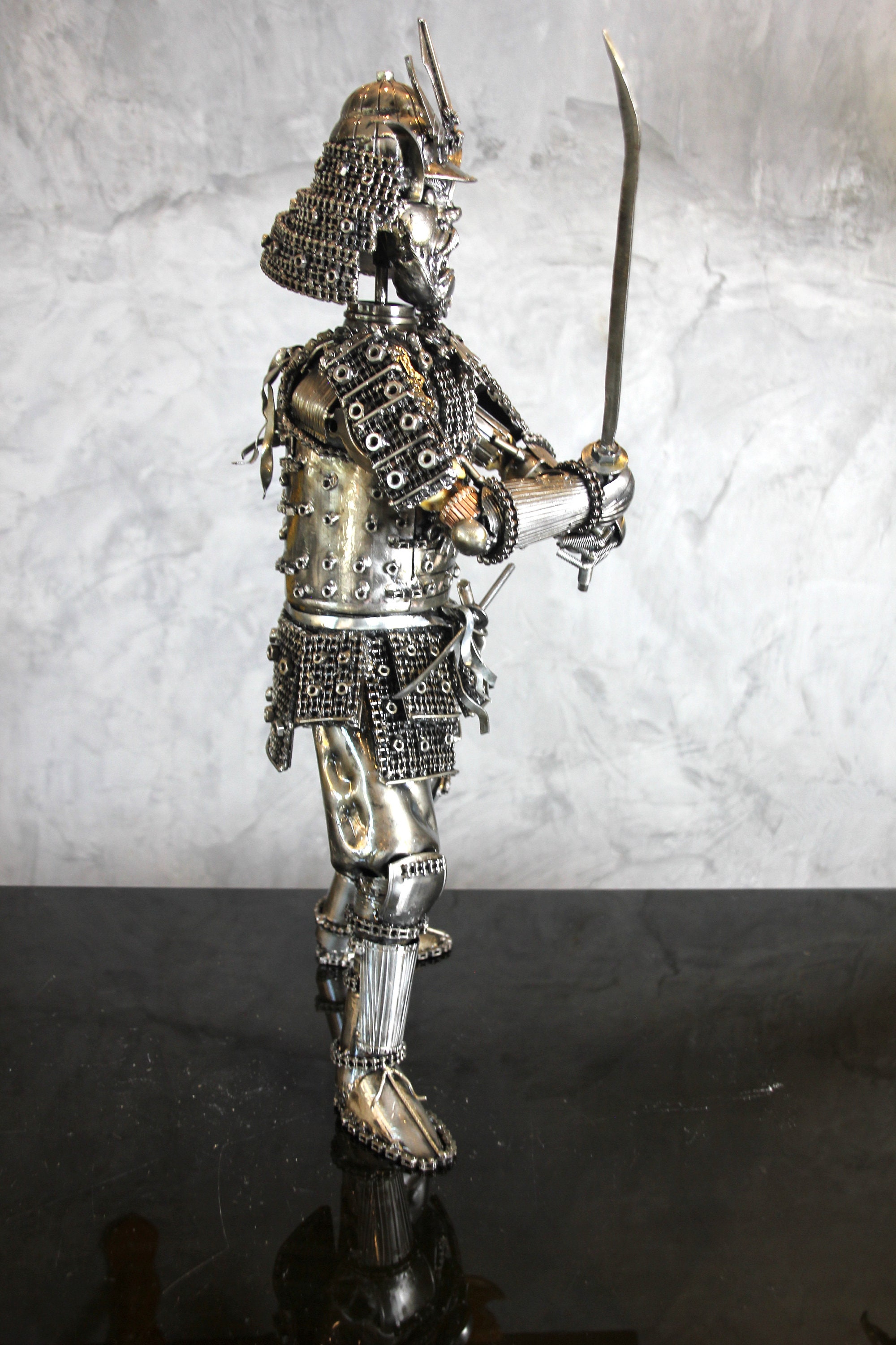 Samurai Warriors 28 Recycled Scrap Metal Art | Etsy