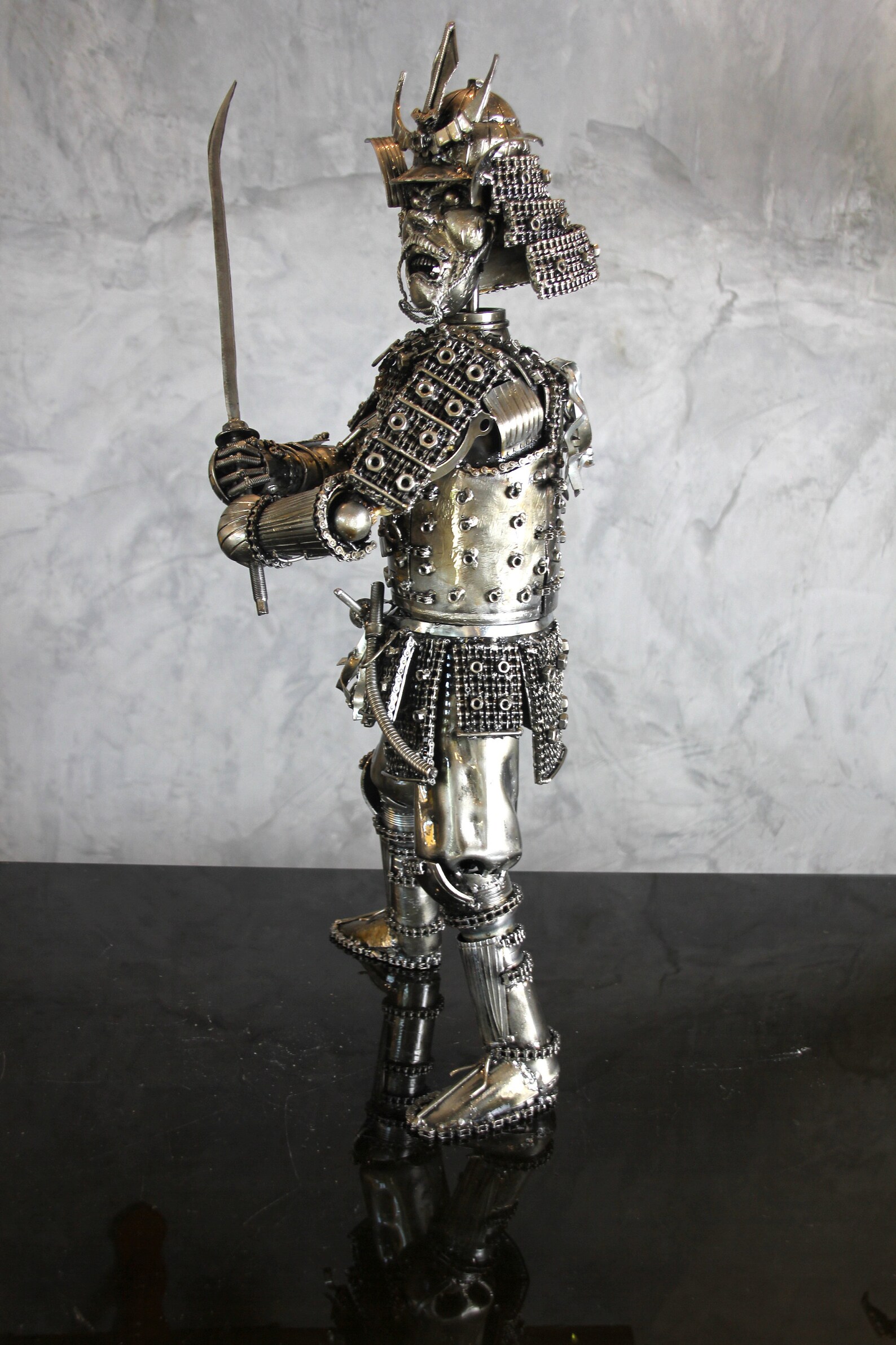 Samurai Warriors 28 Recycled Scrap Metal Art - Etsy