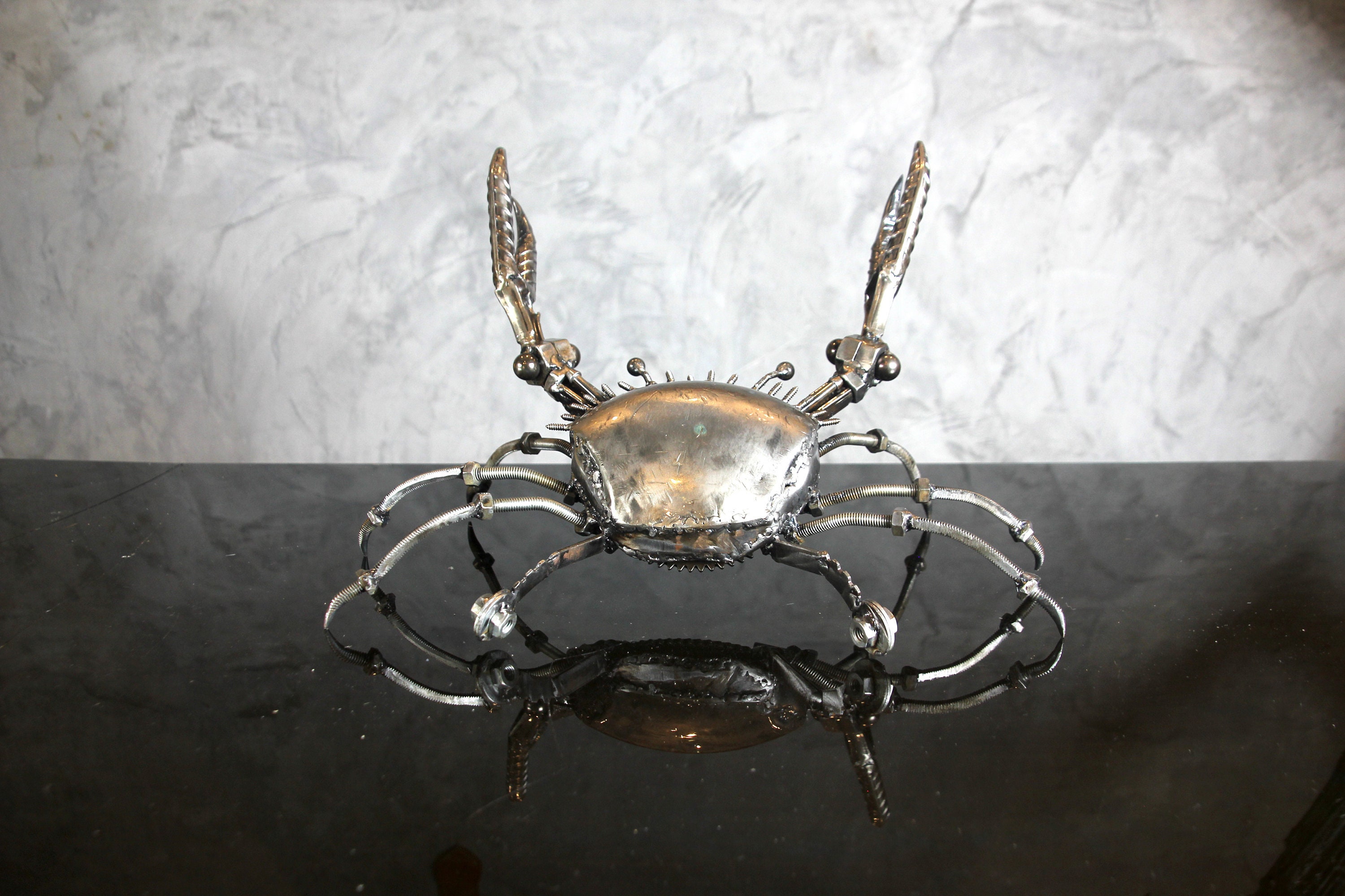 Crab 17 Metal Sculpture Art - Etsy