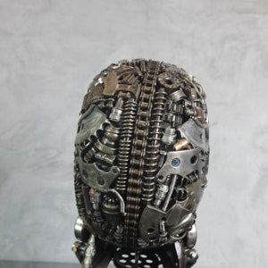 Skull From Recycled Scrap Metal Art - Etsy