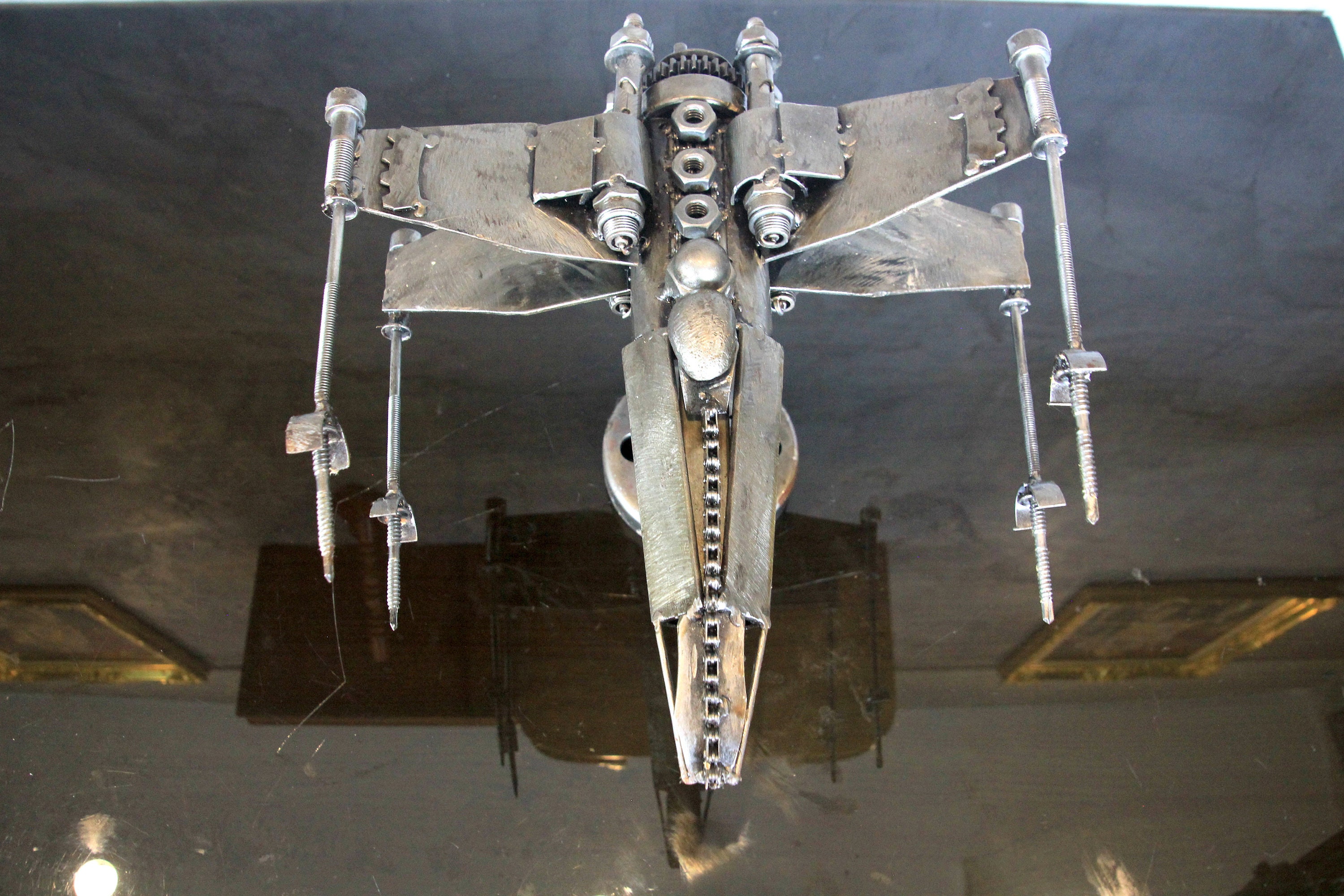 X-wing 11 Starfighter Inspired Robot Recycled Scrap | Etsy