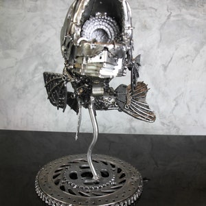 Bass Fish 24" Recycled Scrap Metal Art Sculpture - Etsy