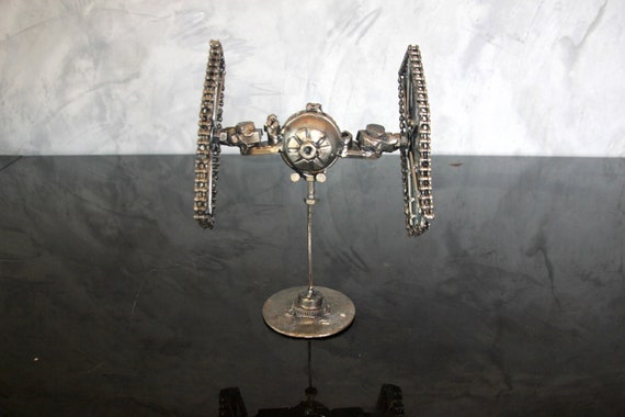 Starfighter Spaceship Recycled Scrap Metal Art | Etsy