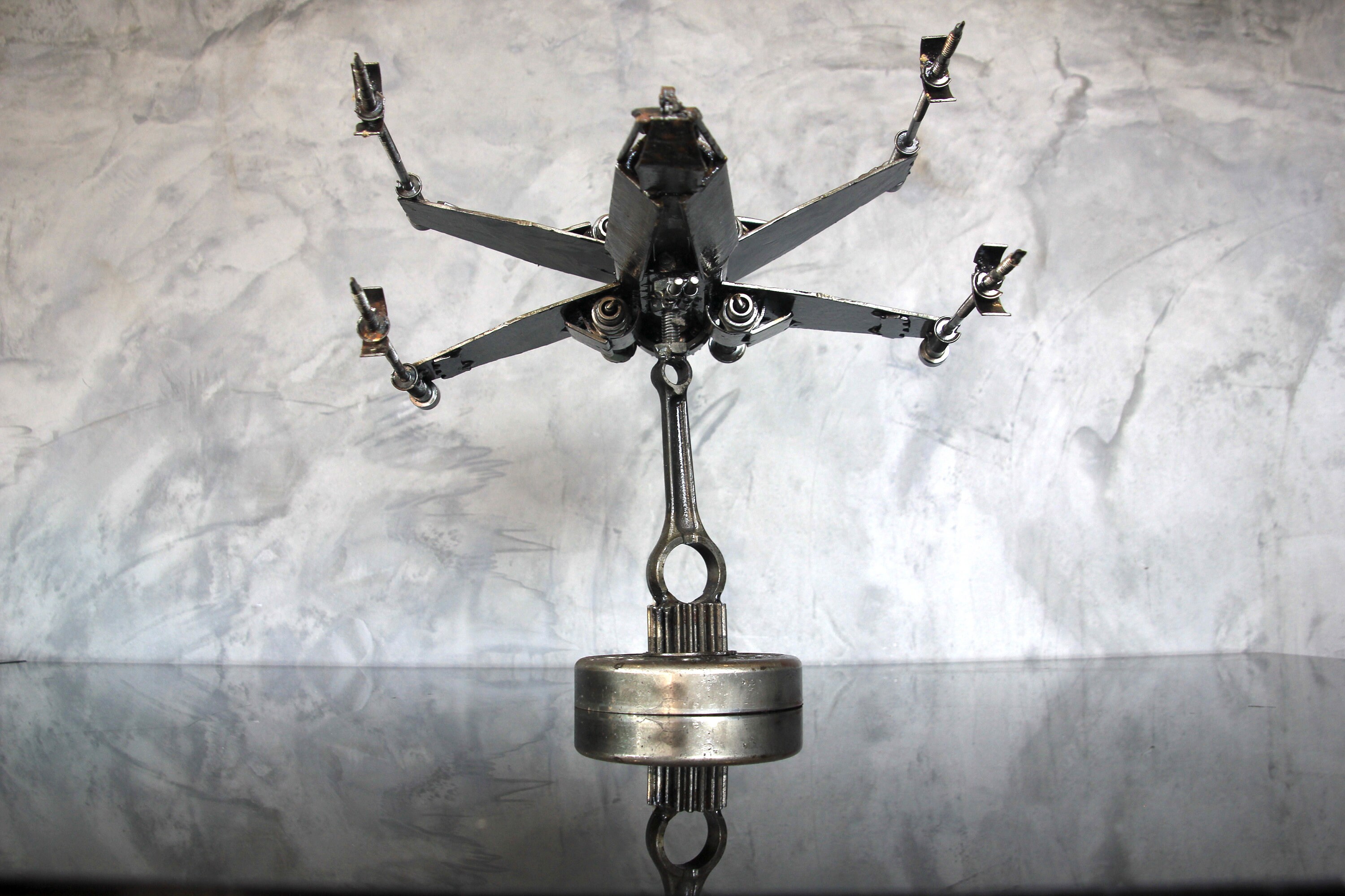 X-wing 11 Starfighter Inspired Robot Recycled Scrap | Etsy