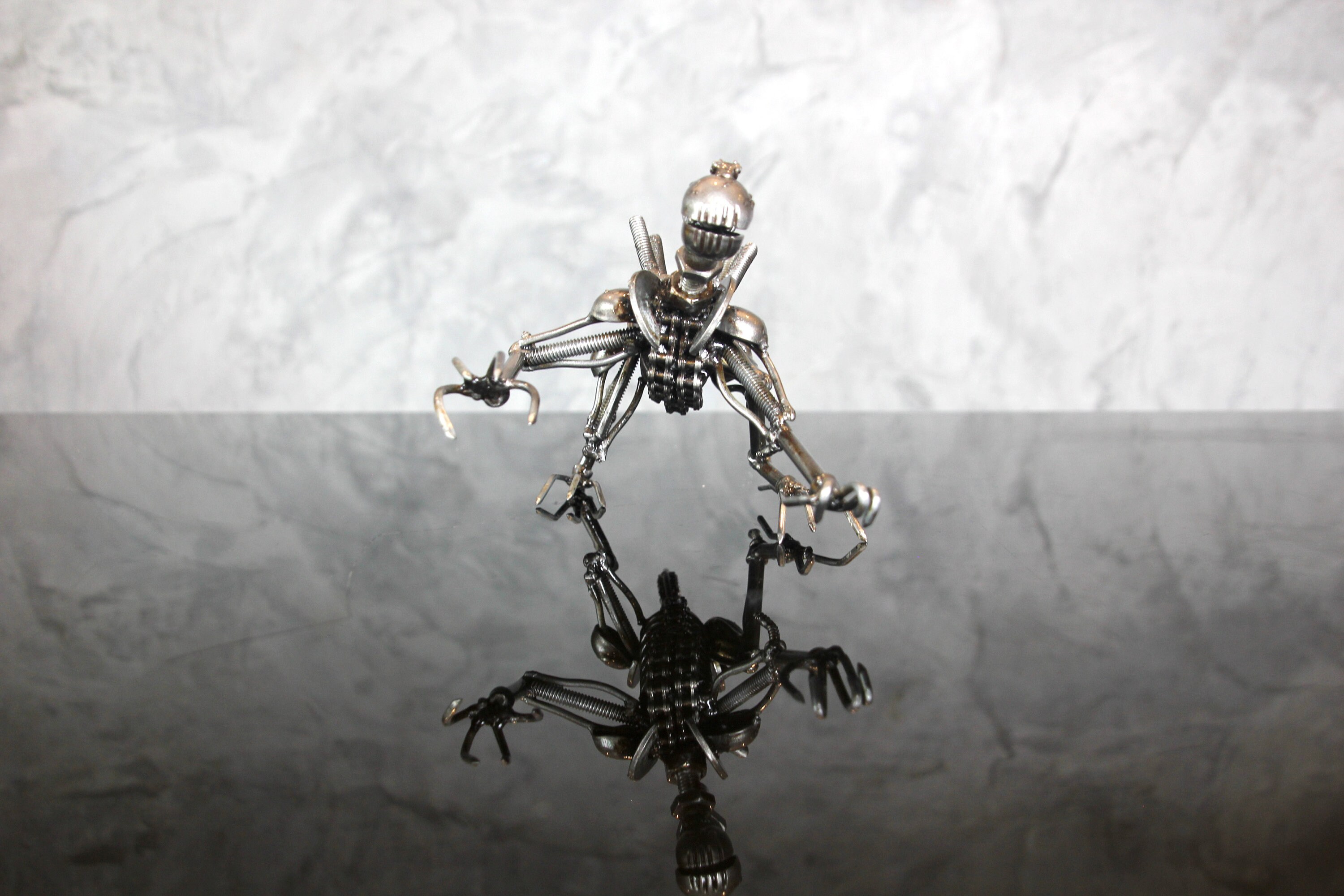 Alien Inspired Robot Recycled Scrap Metal Art - Etsy
