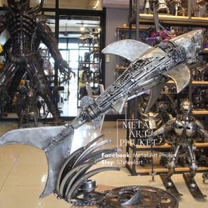 Made to Order Shark Metal Sculpture 65cm - Etsy