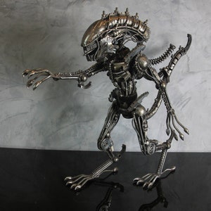 Alien Inspired Scrap Metal Art - Etsy