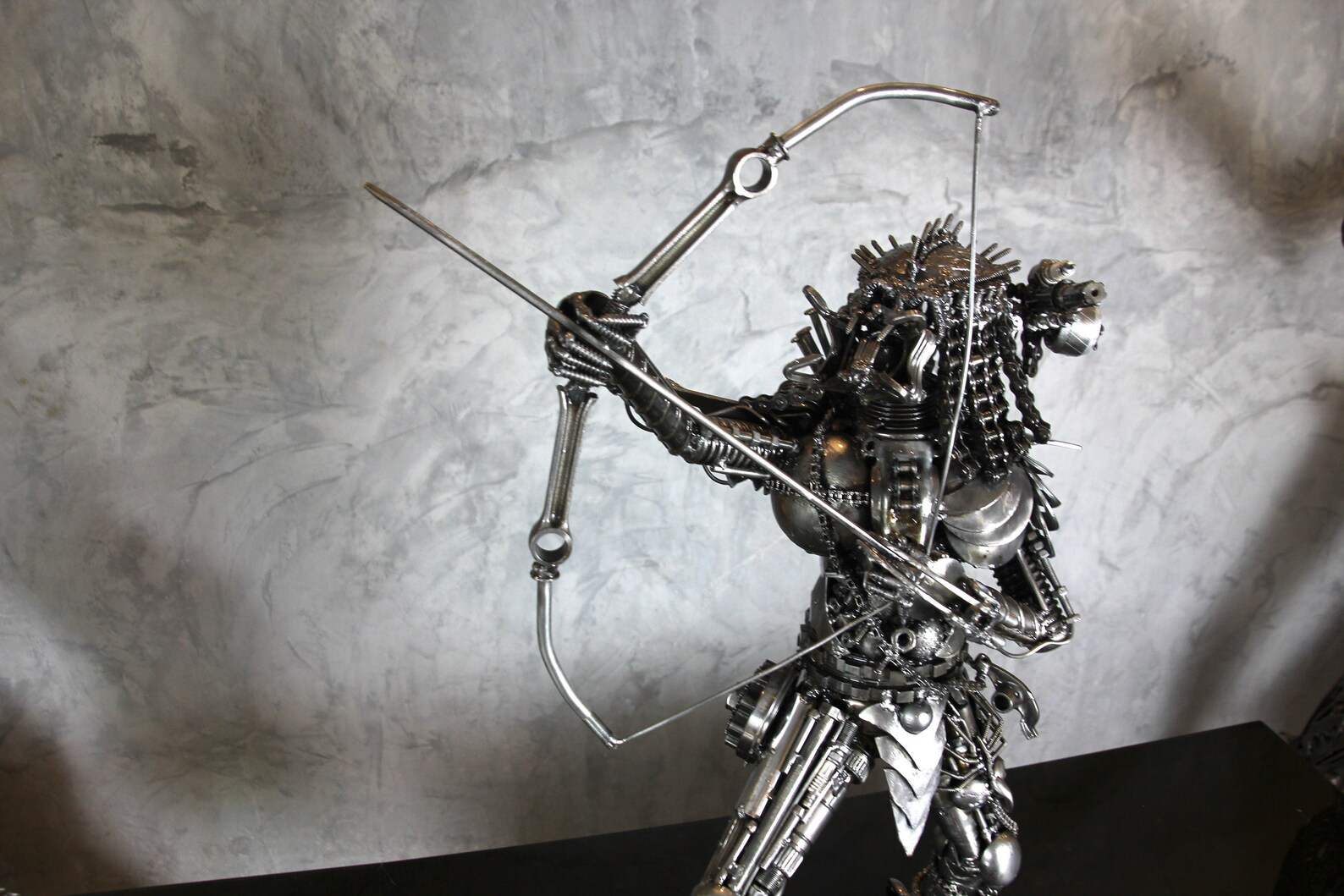 Archery Predator Inspired Recycled Scrap Metal Art Sculpture | Etsy