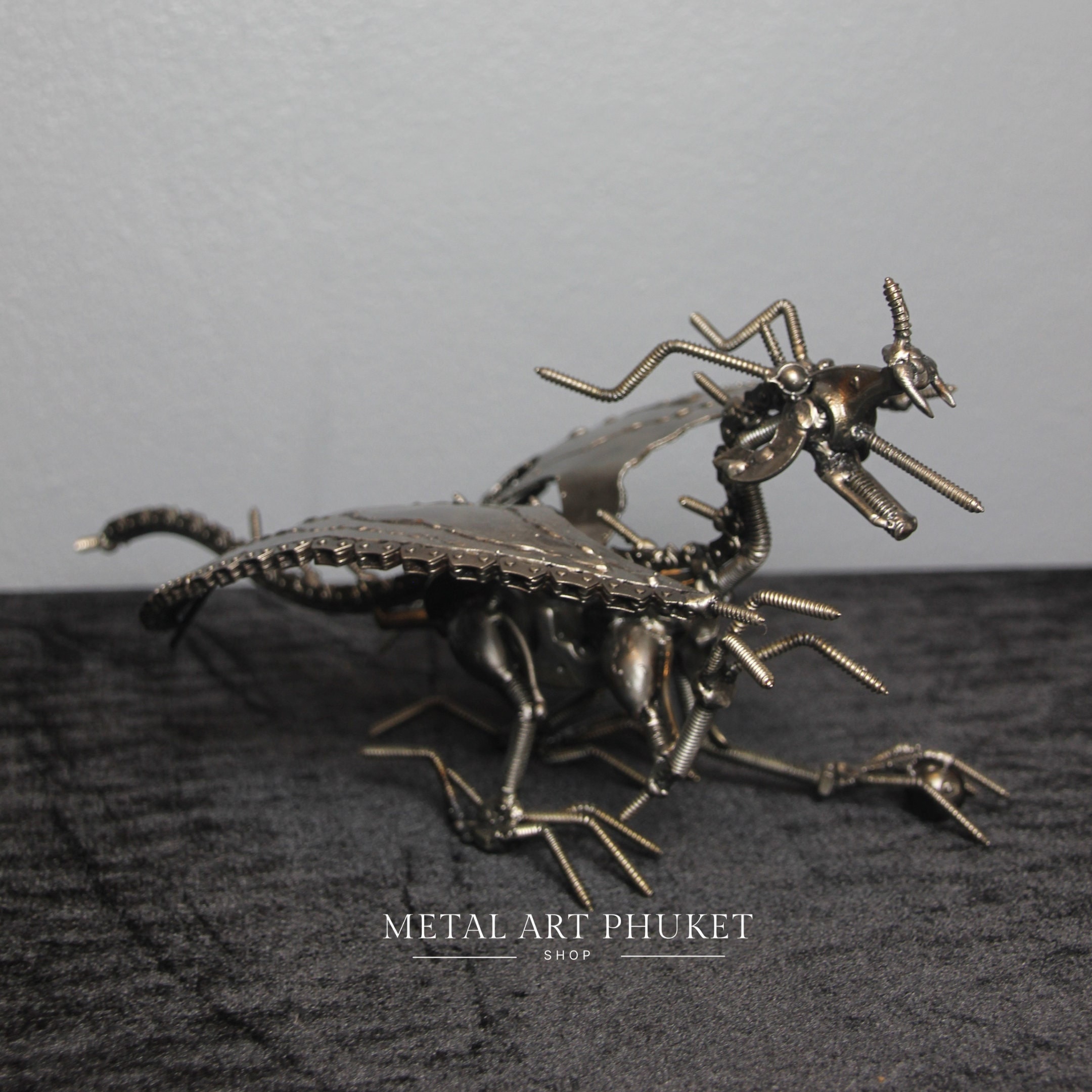 Dragon Scrap Metal Sculpture - Etsy
