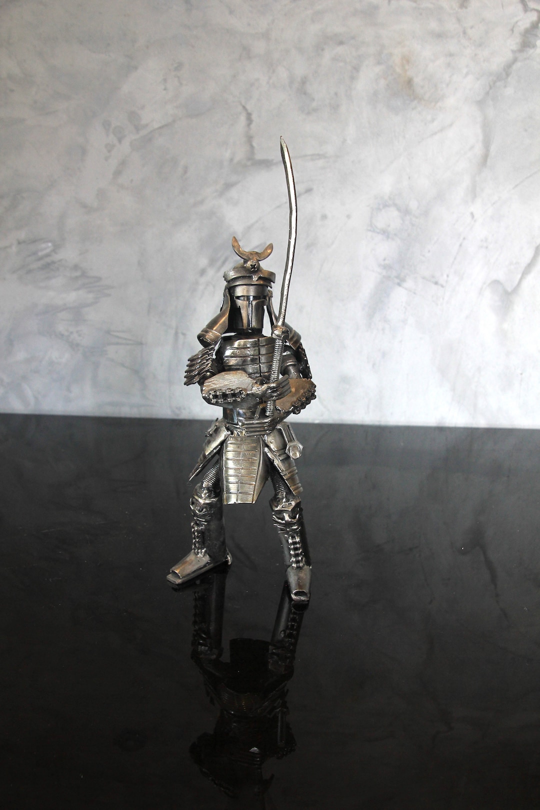 Samurai From Recycled Scrap Metal Art - Etsy