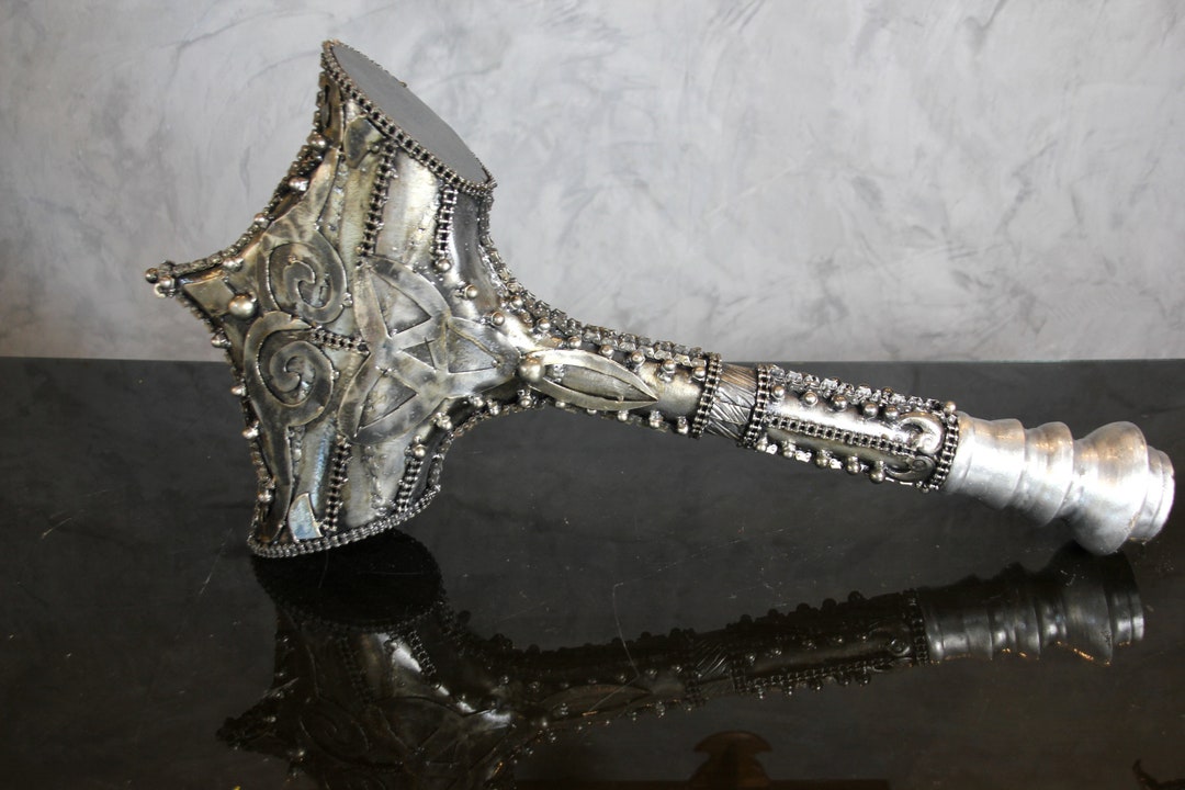 Scrap Metal Sculpture Inspired by Mjölnir Thor's Hammer Norse Viking - Etsy