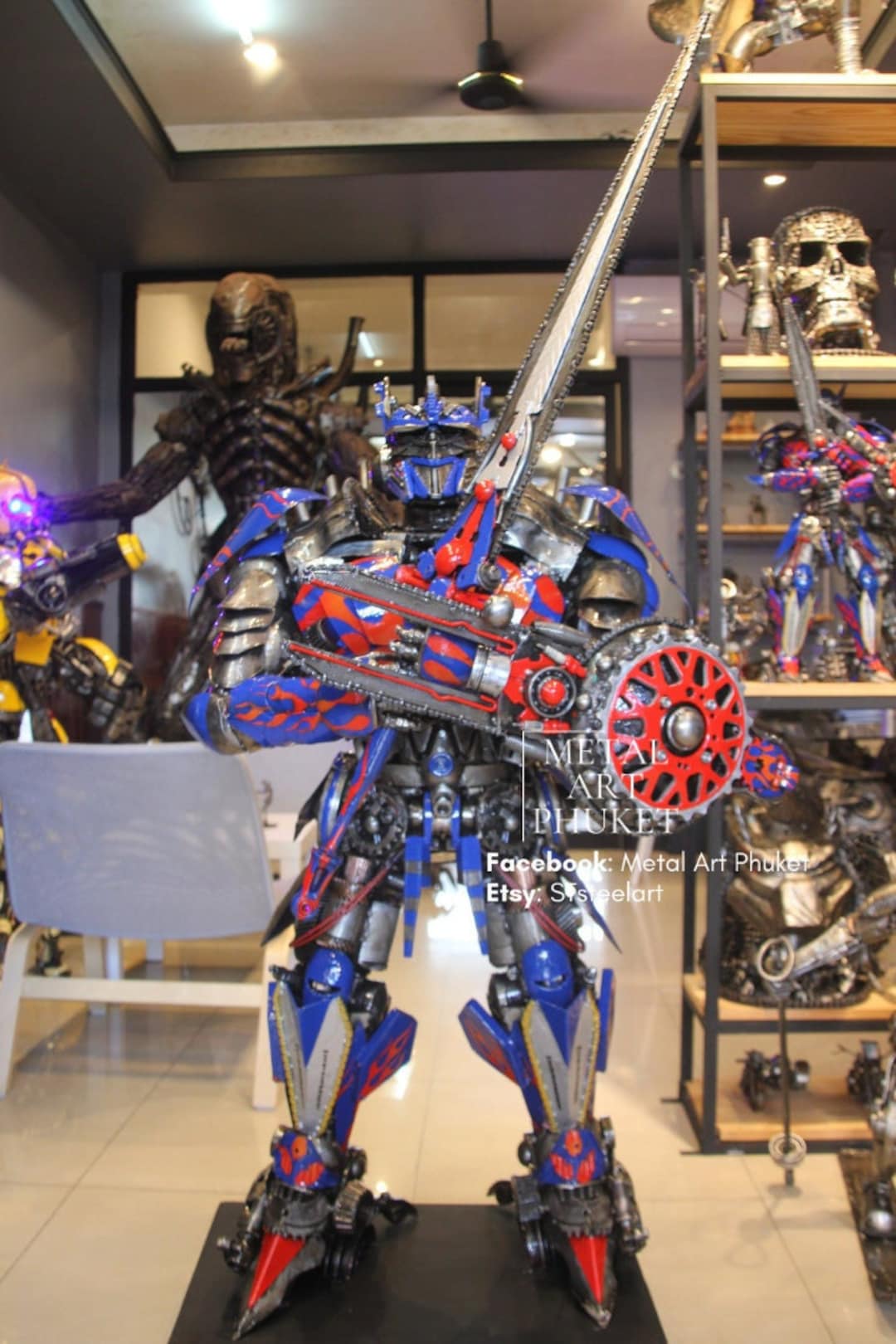 Made to Order Optimus Prime Recycled Scrap Metal Art - Etsy
