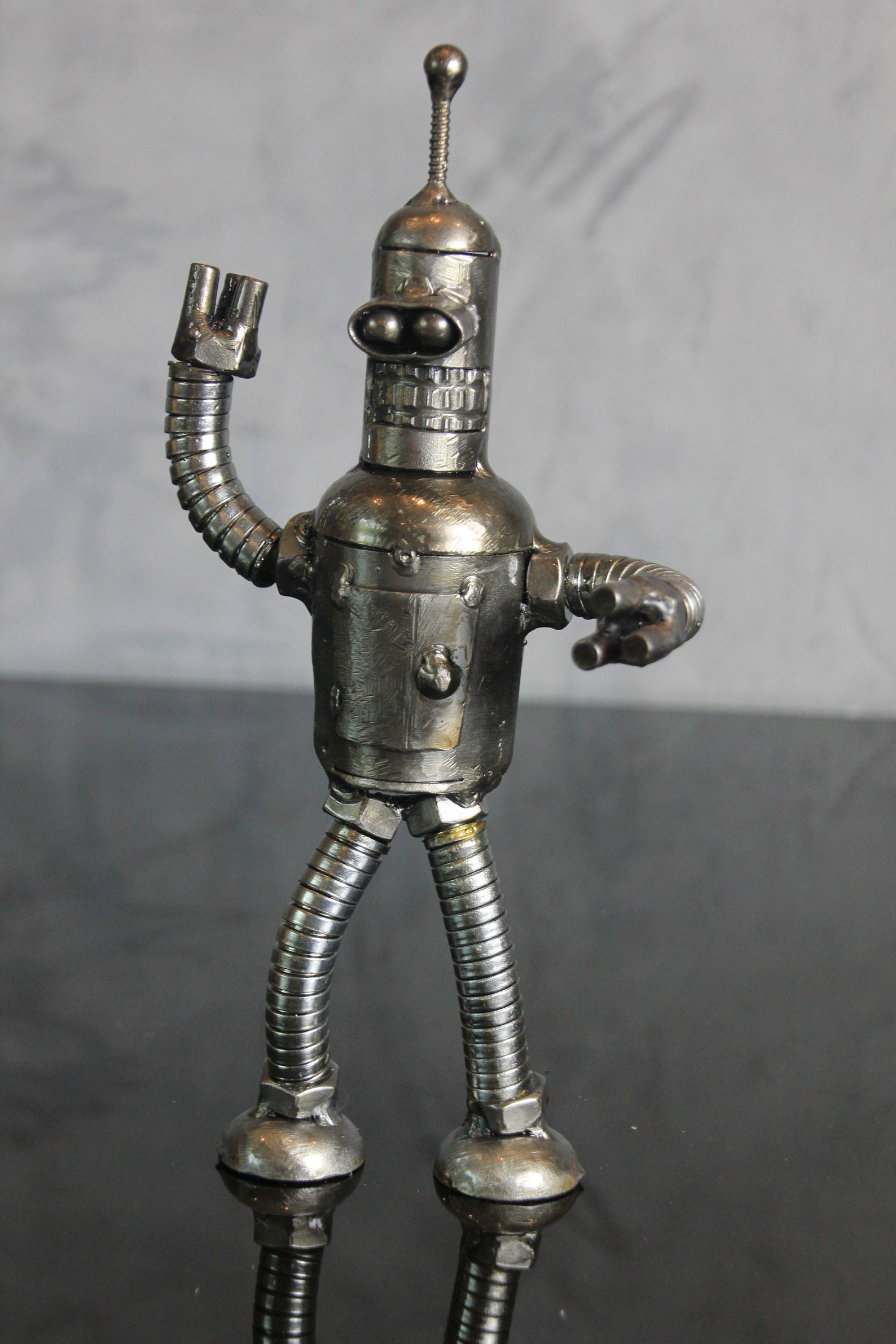 Bender Futurama Inspired Recycled Scrap Metal Art - Etsy