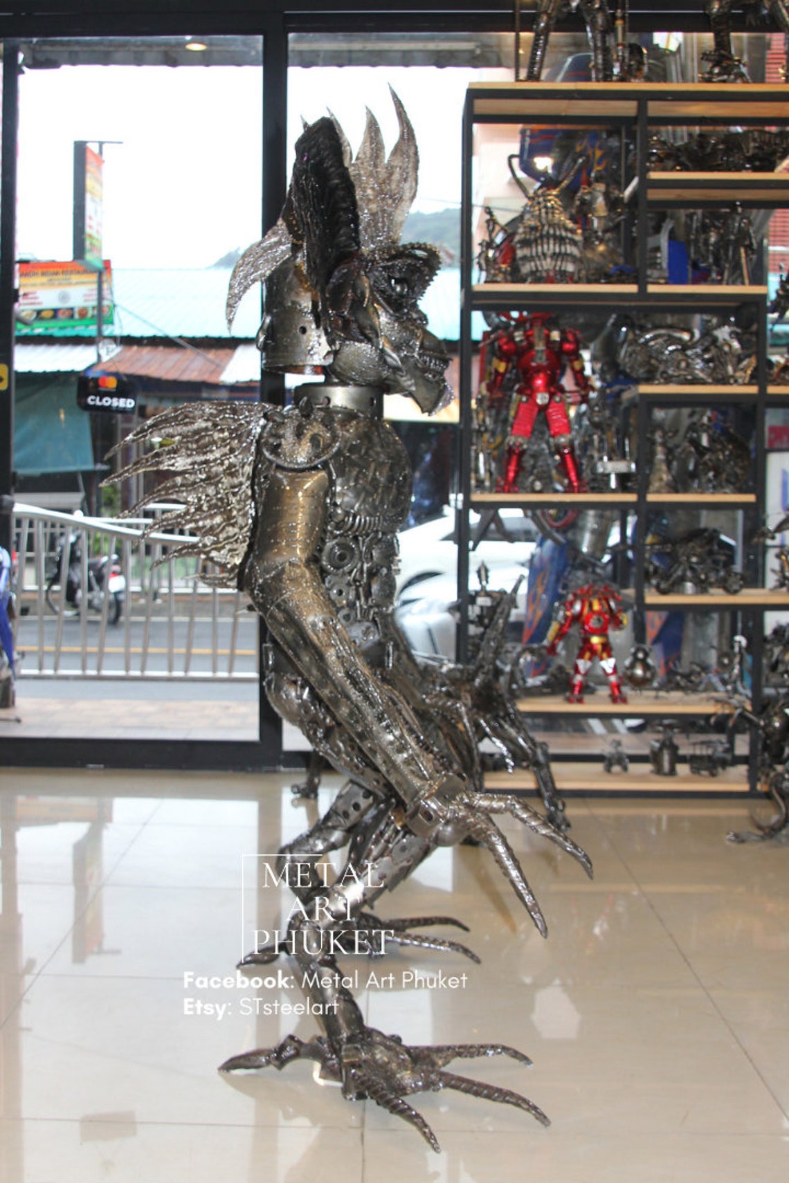 Gremlins 160cm Sculpture Metal Art - Etsy
