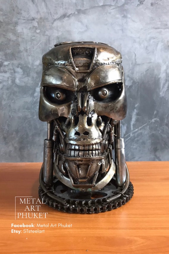 Terminator T800 Skull - Etsy