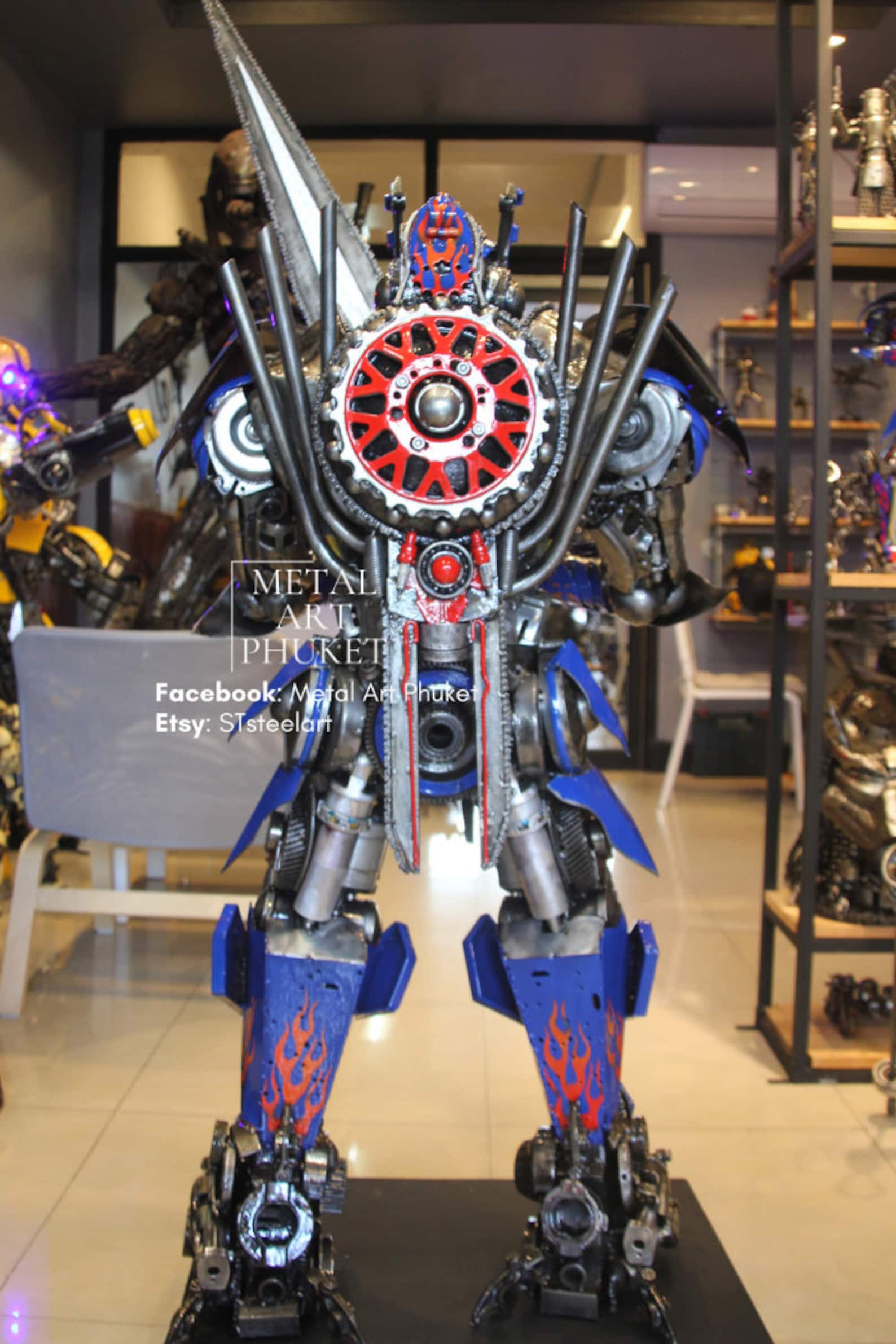 Made to Order Optimus Prime Recycled Scrap Metal Art - Etsy