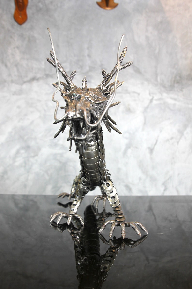 Dragon Robot Recycled Scrap Metal Art - Etsy