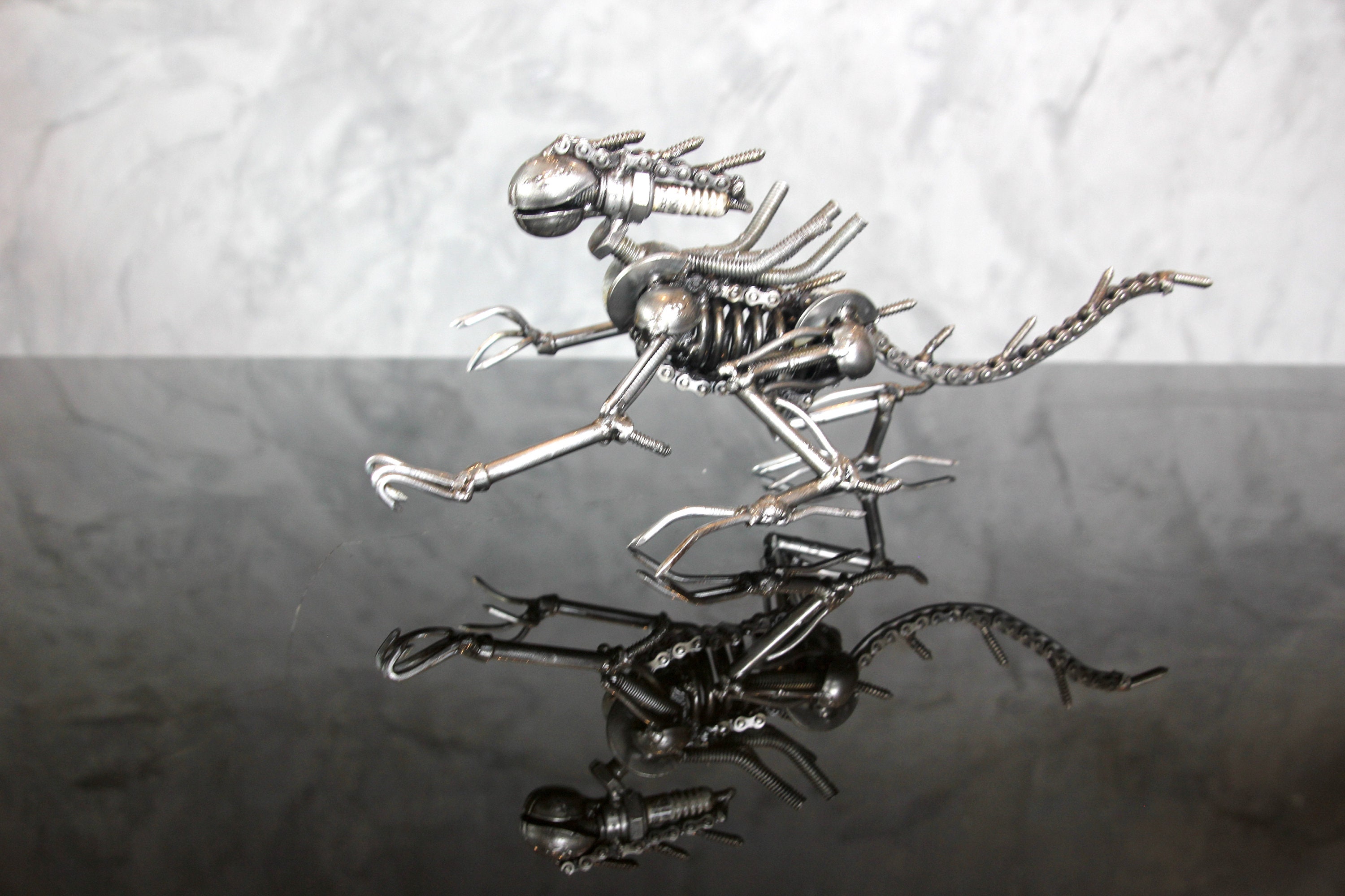 Alien Inspired Robot Recycled Scrap Metal Art - Etsy