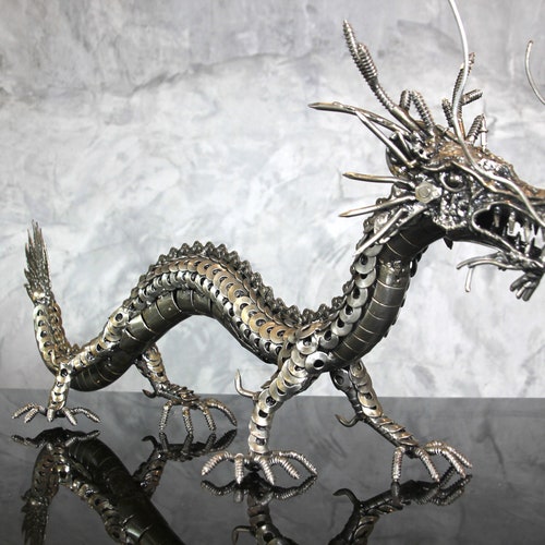 Dragon Robot Recycled Scrap Metal Art - Etsy