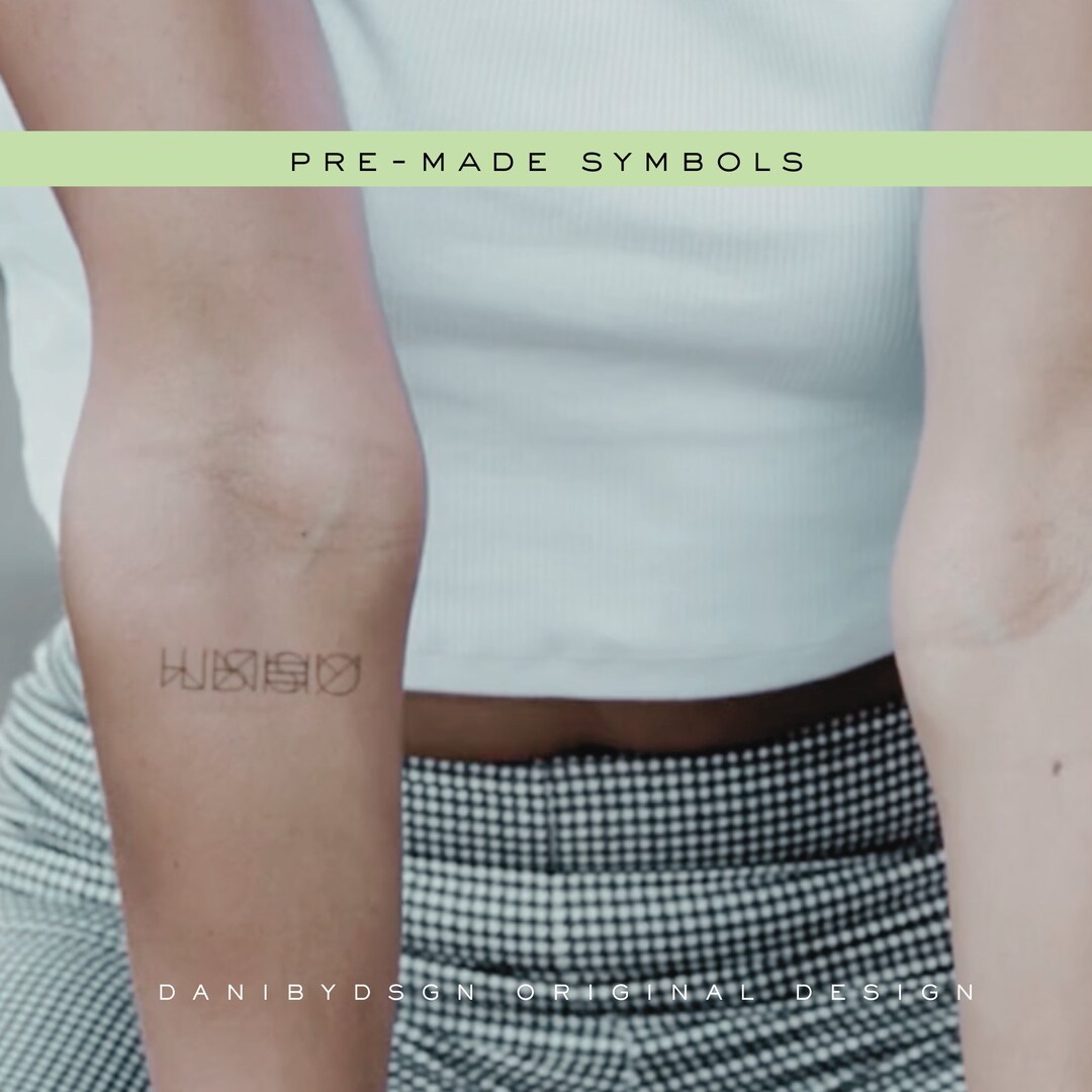 PREMADE PHRASE Symbols i Will Always Choose You - Etsy