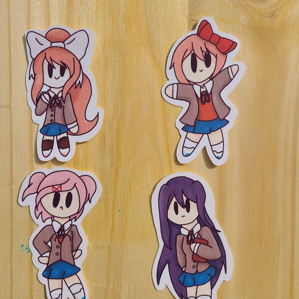 Doki Doki Literature Club Sticker - Etsy