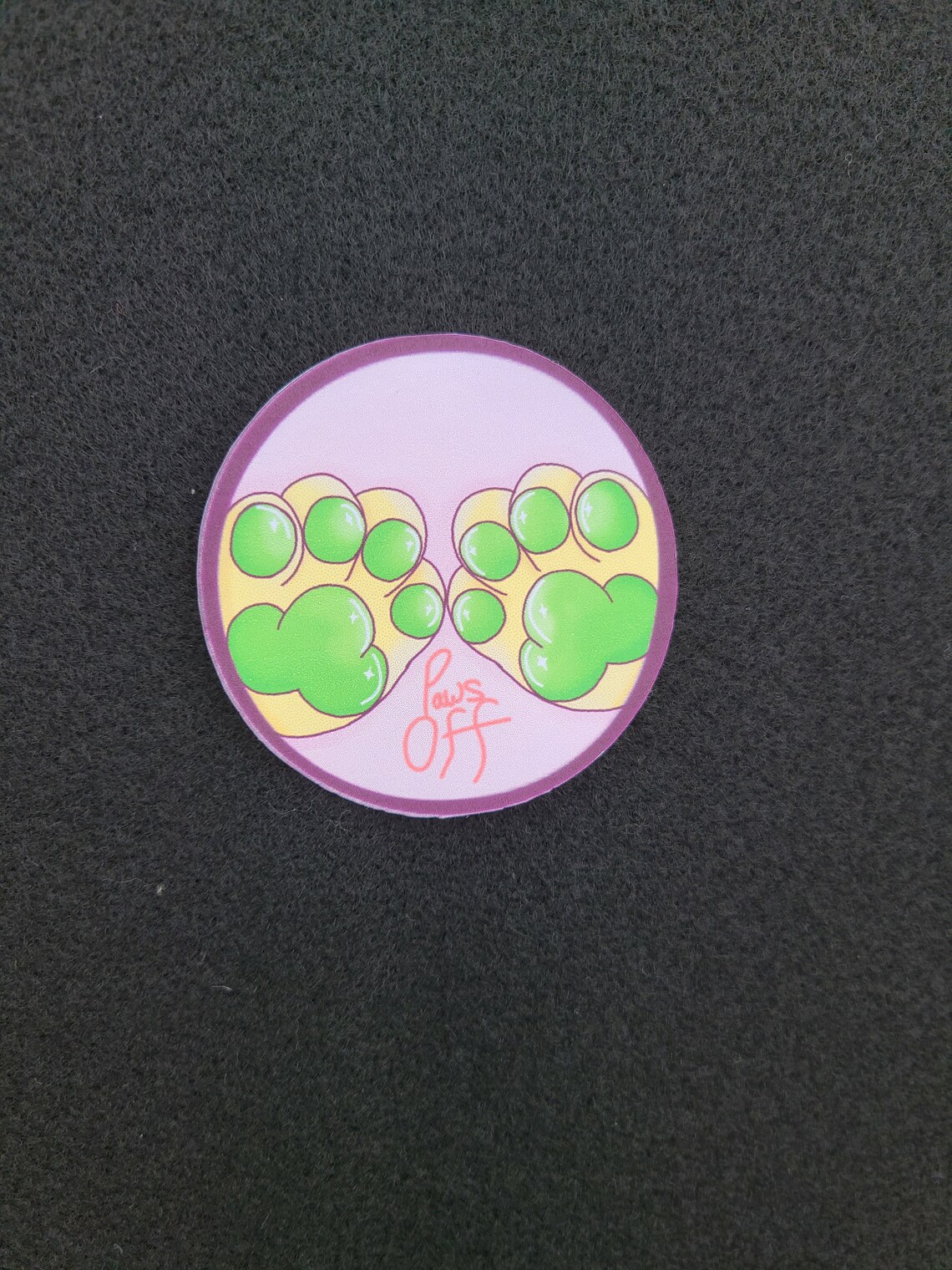 Paws off stickers | Etsy