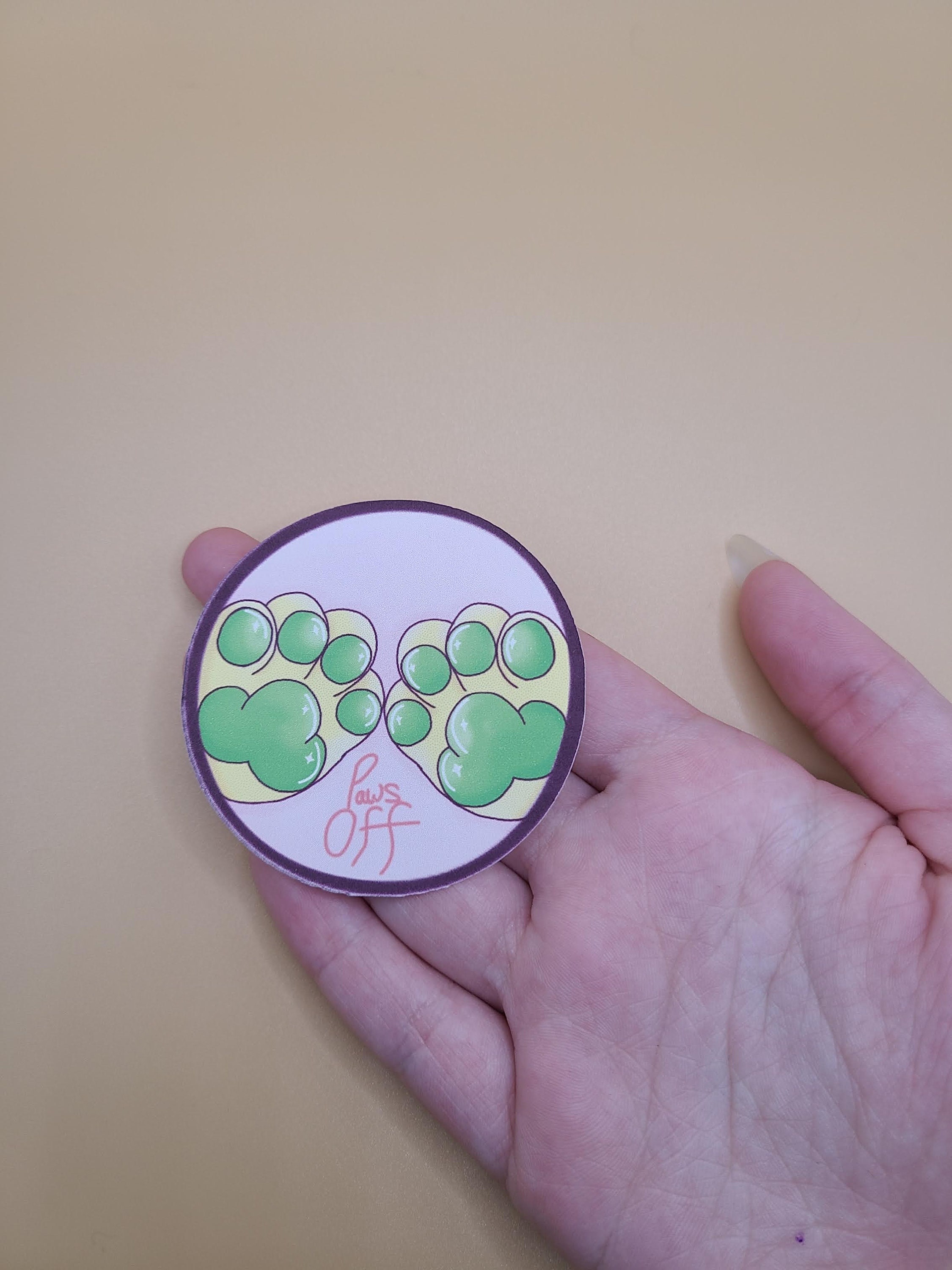 Paws off Stickers - Etsy