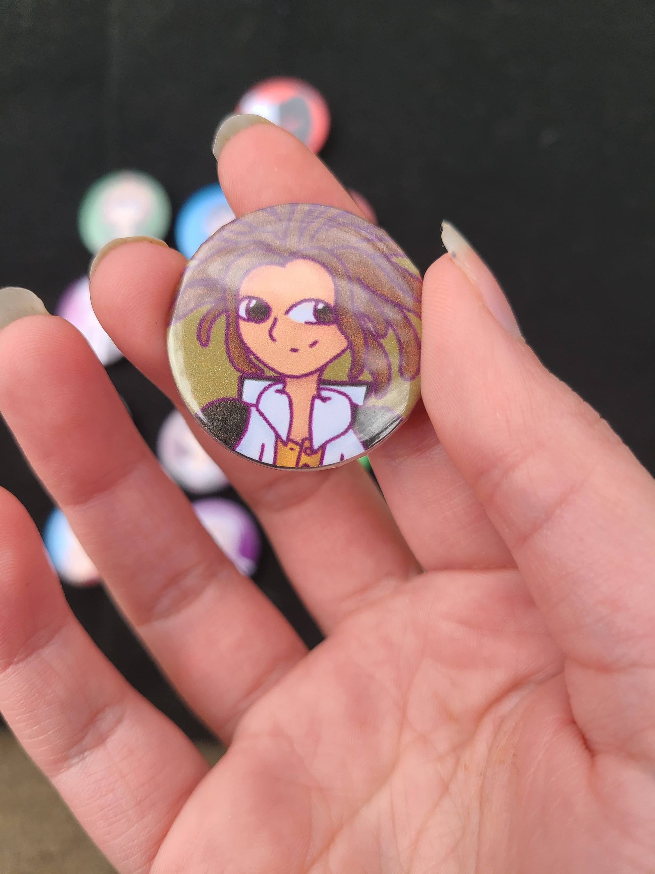 Character Buttons Inspired by DR. Handmade - Etsy