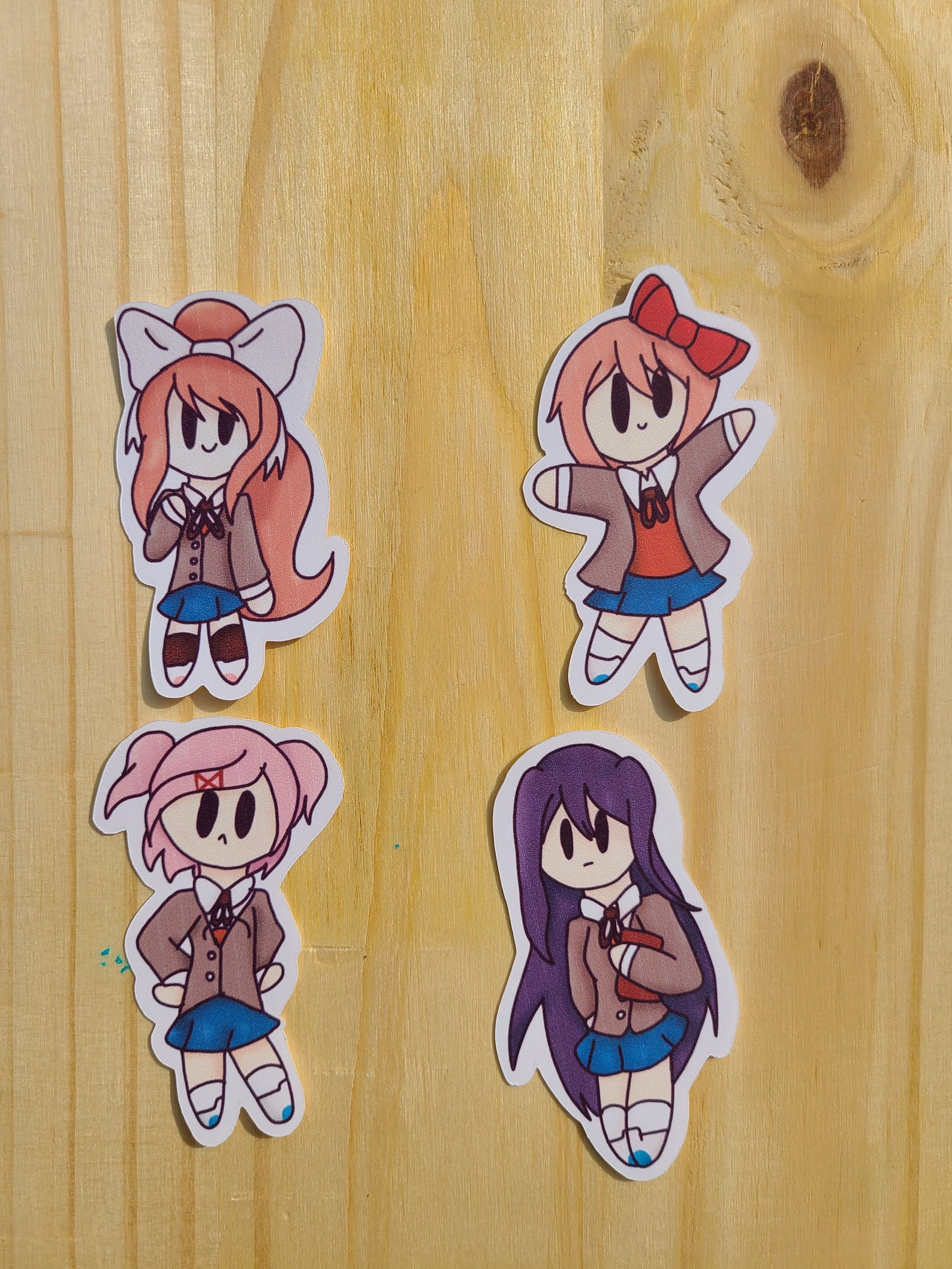Fanart Inspired by Doki Doki Literature Club Stickers - Etsy