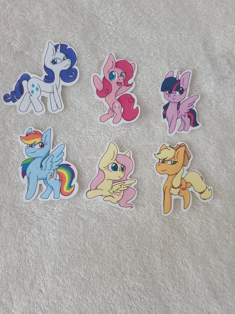Fanart Inspired by My Little Pony Stickers - Etsy