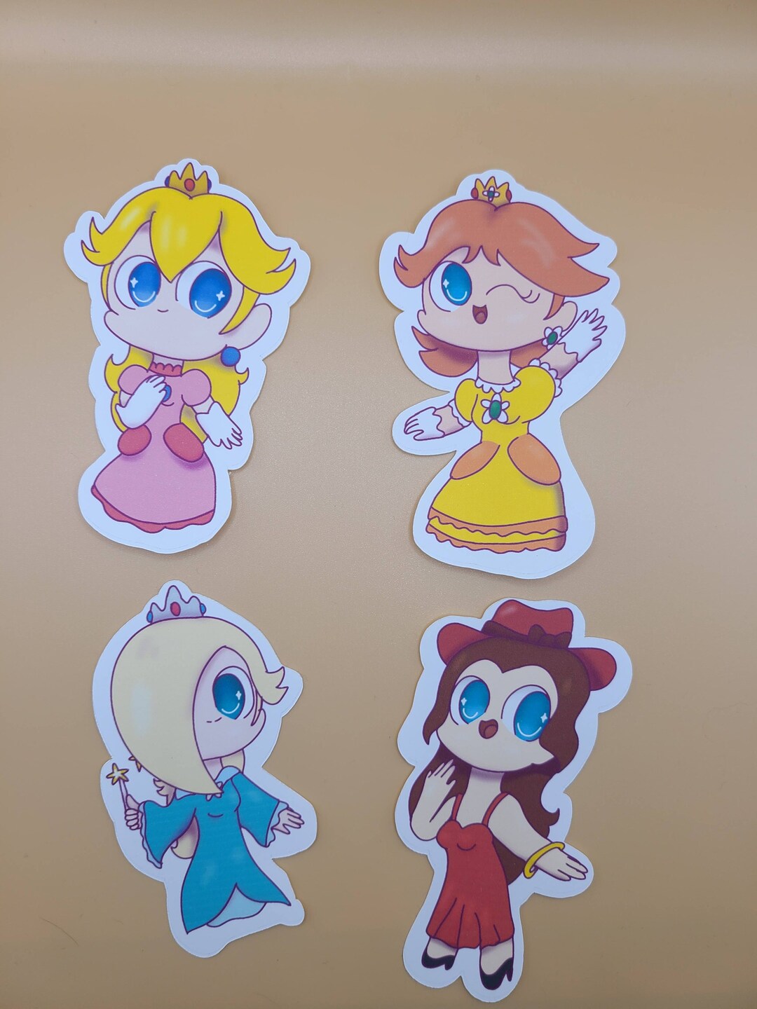 Inspired by Mario Princess Stickers - Etsy